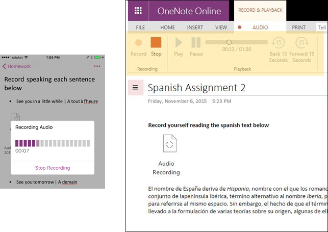 Onenote For IOS Gets Force Touch And Audio Functionality - Good E-Reader